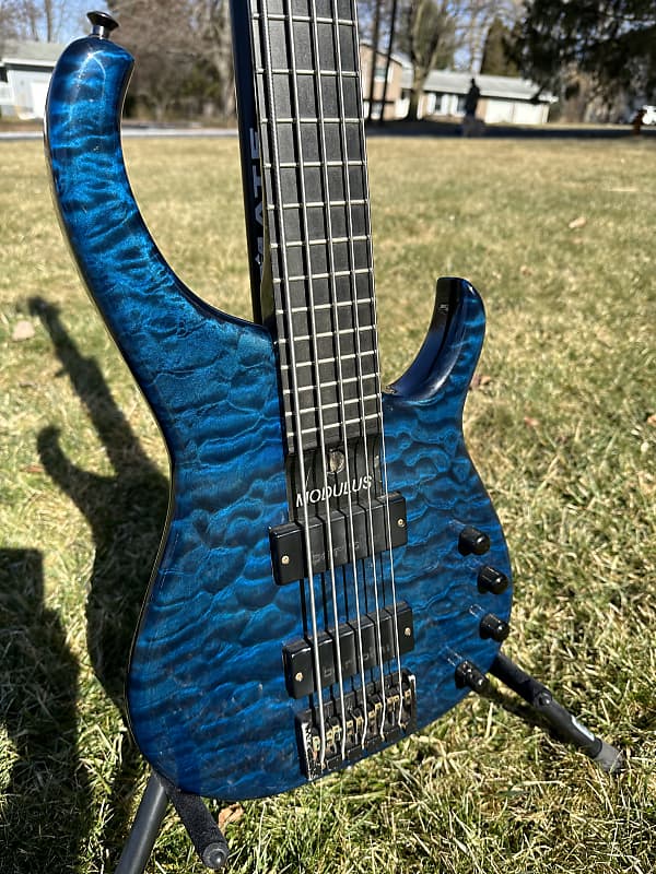 Modulus Quantum 5 2004 - Blue Quilt Maple | Reverb