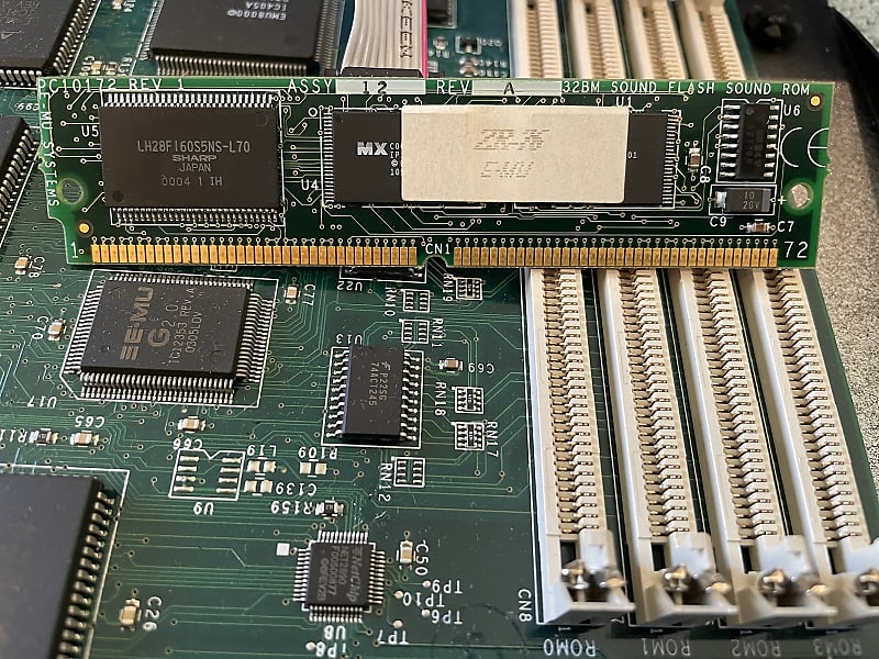 EMU Command Station Sound Expansion Card Rom ZR-76 PACTRON | Reverb