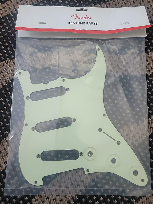 Fender Strat Stratocaster Pickguard Relic / Aged Strat MINT | Reverb