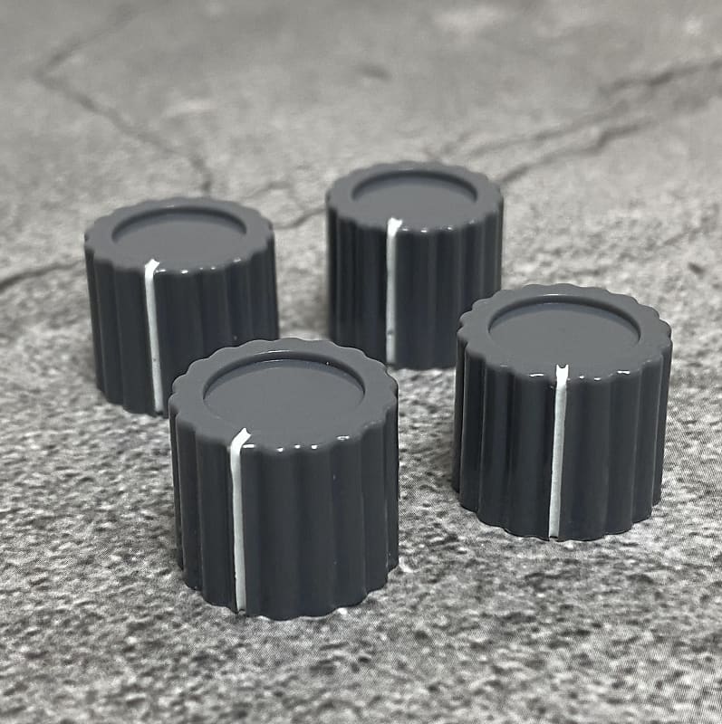 4x Medium Grey Gray Marconi Neve API Vintage Style Guitar | Reverb