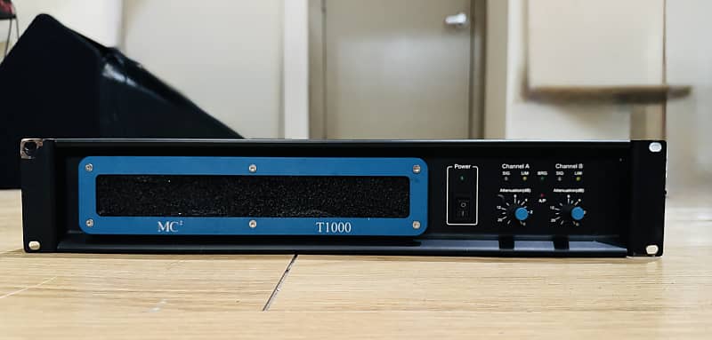 MC2 T1000 Stereo Power Amplifier Amp 1500 watts | Reverb