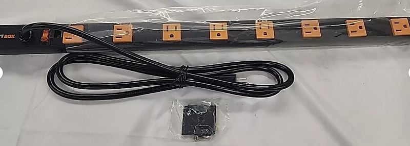 Wattbox WB-100-VPS-8, Vertical Rack Mount Power Strip with | Reverb