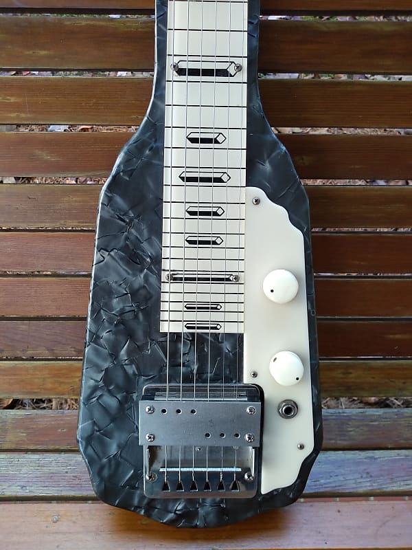 Silvertone Supro Lap Steel Guitar Valco String-Through Pickup | Reverb