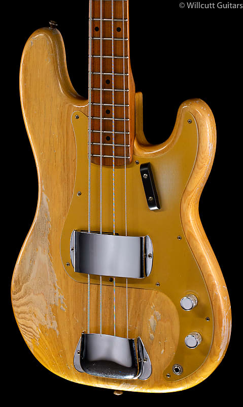 Fender Custom Shop 1958 Precision Bass® Heavy Relic® Natural | Reverb