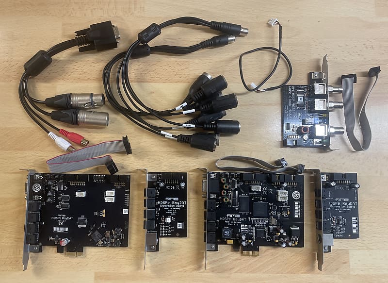 2x RME RAYDAT PCIe + Word clock Module | Reverb