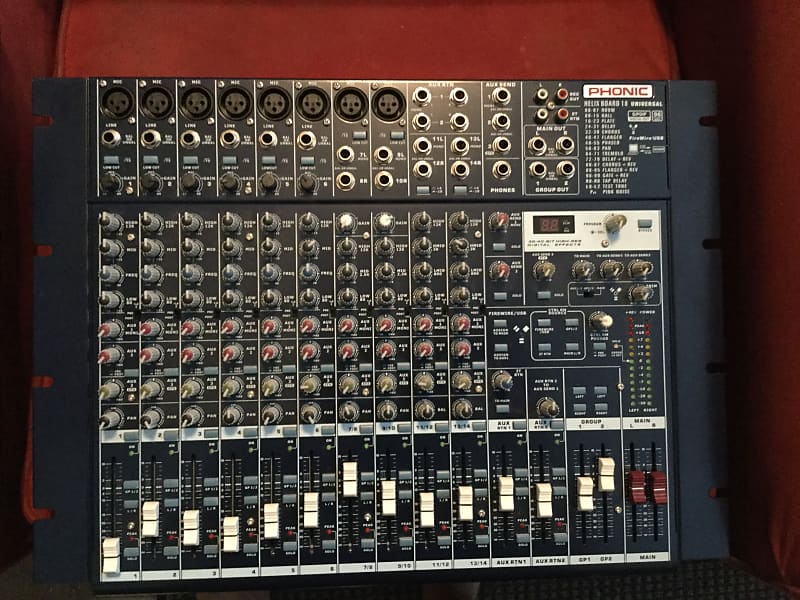 Phonic Helix Board 18 Universal USB/FireWire 18-channel Mixer | Reverb