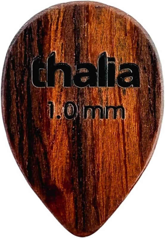 Thalia 358 Wood Guitar Picks 1.0mm Heavy Santos Rosewood 6 | Reverb