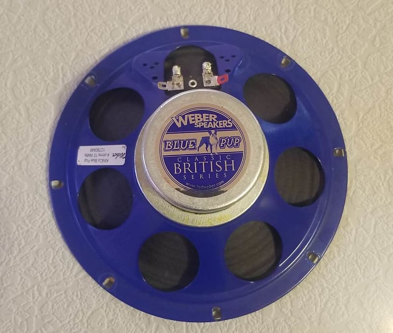 Weber Blue Pup 8" Alnico 4ohm 15 watt | Reverb