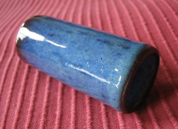 Rocky Mountain Slides CERAMIC GUITAR SLIDE Medium M Blue | Reverb