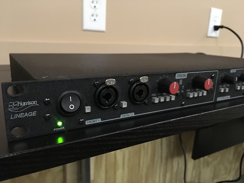 Harrison Lineage 8 channel Mic Preamp 2014 Black | Reverb