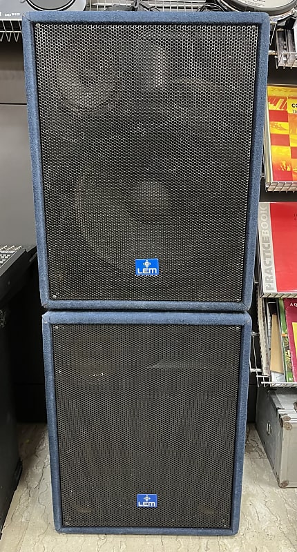 LEM PFM 15.3A Live 15 bi-amplified 3 way speakers (pair) | Reverb