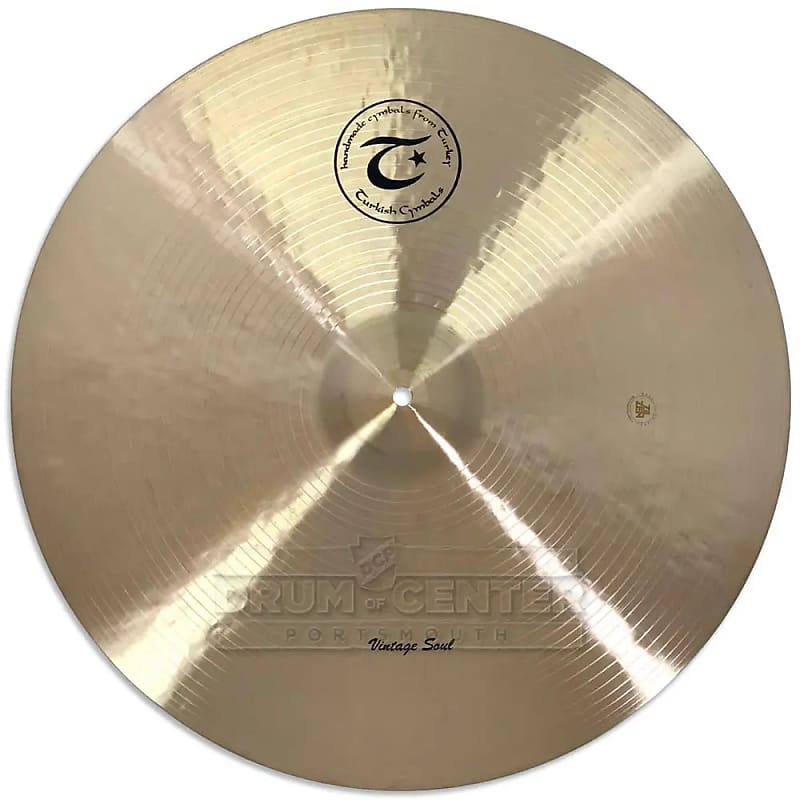 Turkish Vintage Soul Ride Cymbal 22" | Reverb