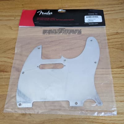 Fender Chrome-Plated Brass Telecaster Pickguard | Reverb