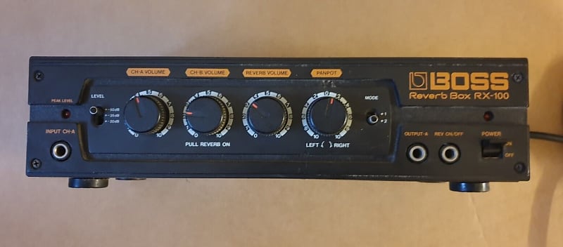 Vintage 1980s Boss RX-100 Spring Reverb Box MIJ Japan | Reverb UK