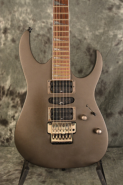 Ibanez RG5 EX1 HSH Reverse Head Gun Metal Grey Satin w | Reverb