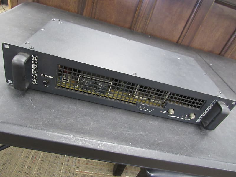 Matrix GT1000FX 2U Stereo Amplifier For Guitar Modelers NICE | Reverb