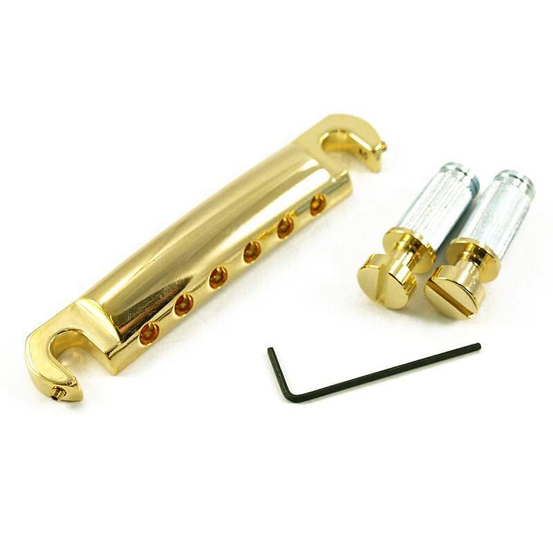 TonePros Standard Locking Stop Tailpiece Gold T1ZS-G | Reverb
