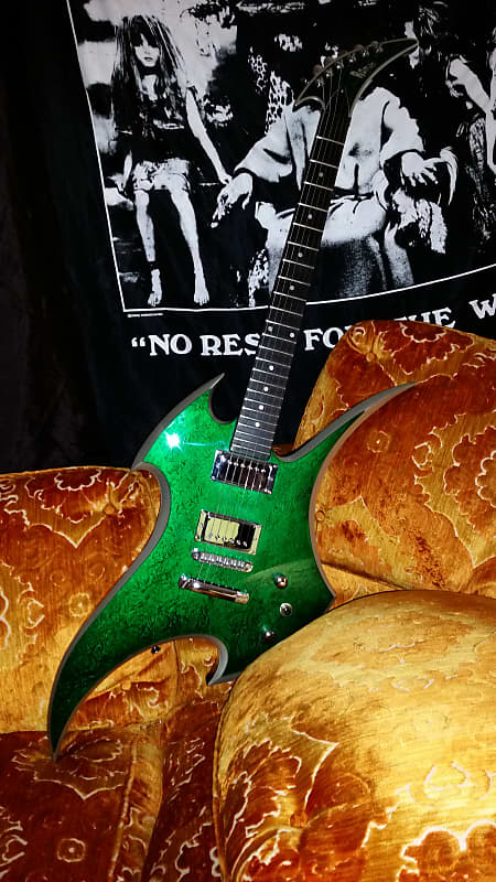 abstract ed roman usa Rockingbird bc rich custom usa made | Reverb