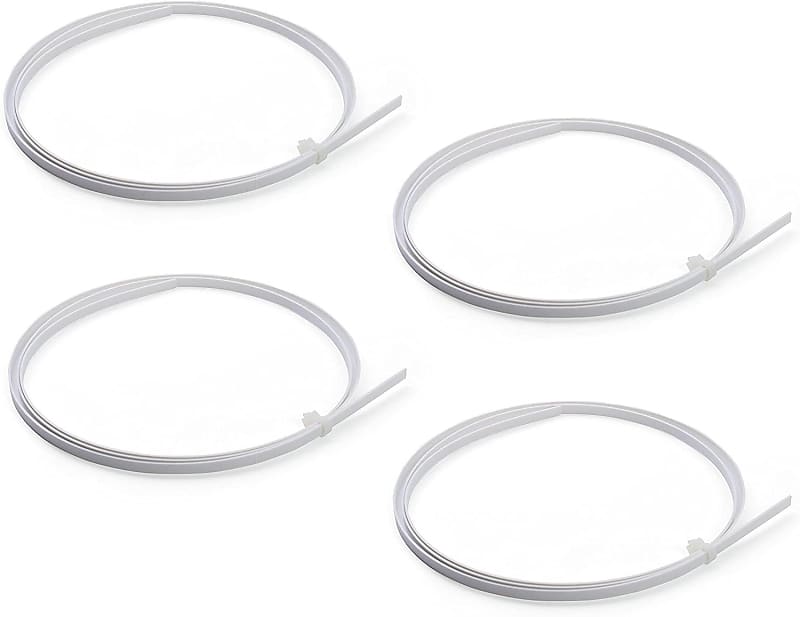 StewMac White ABS Plastic Binding, 65 Inches (1651mm) long by | Reverb