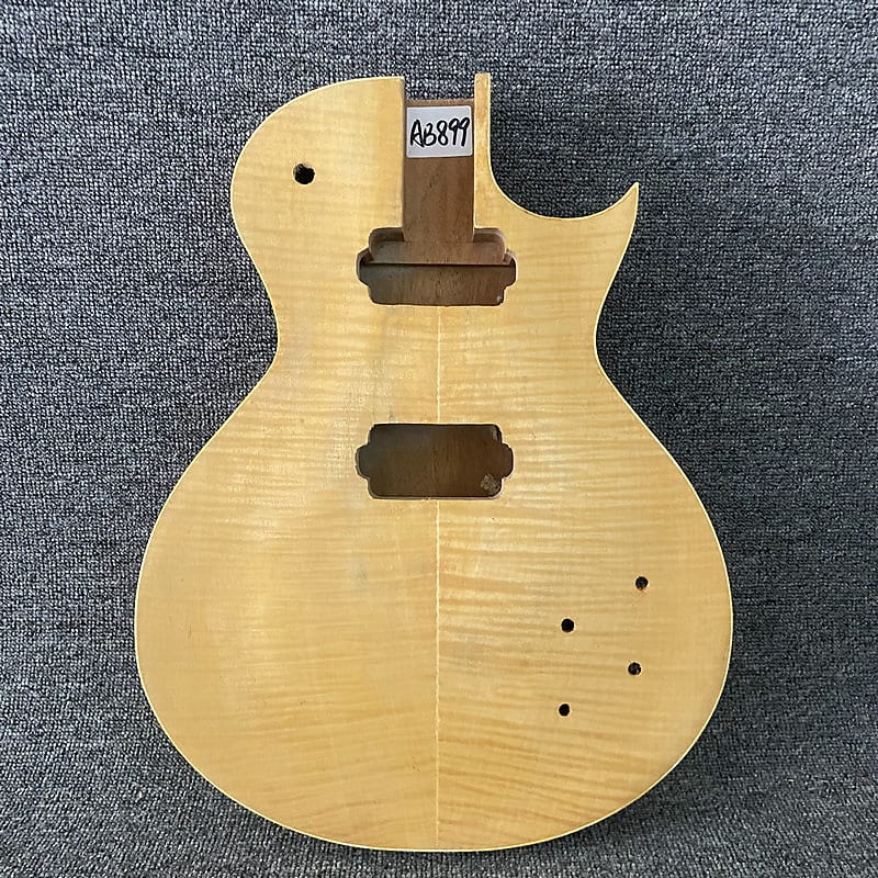 Tiger Maple Top Les Paul LP Style Guitar Body DIY Project | Reverb