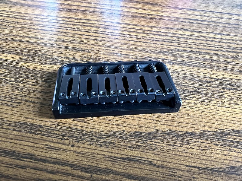 Jackson 6 String HardTail Electric Guitar Bridge - Black | Reverb