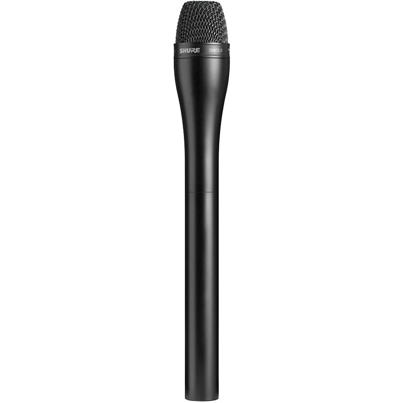 Shure SM63LB Dynamic Microphone with Extended Handle - Black | Reverb