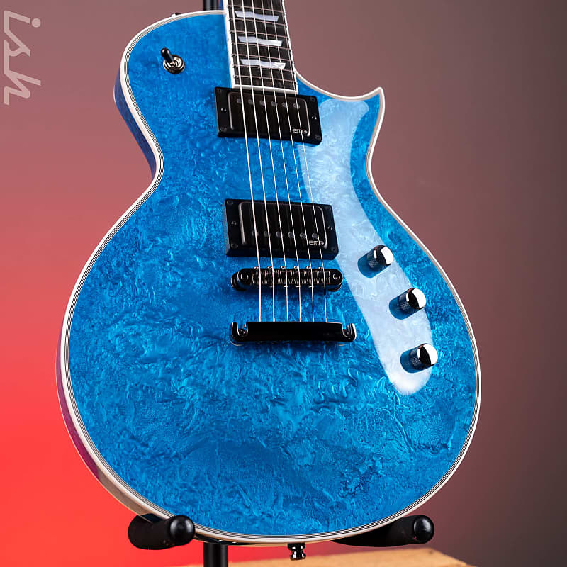 ESP USA Eclipse Custom Blue Liquid Metal | Reverb