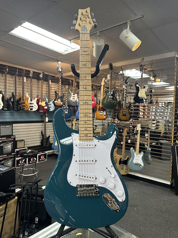 PRS SE Silver Sky - Nylon Blue | Reverb