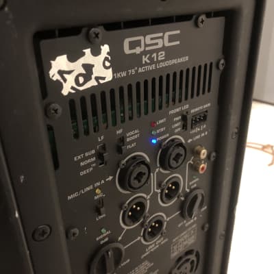 QSC K12 powered speakers | Reverb