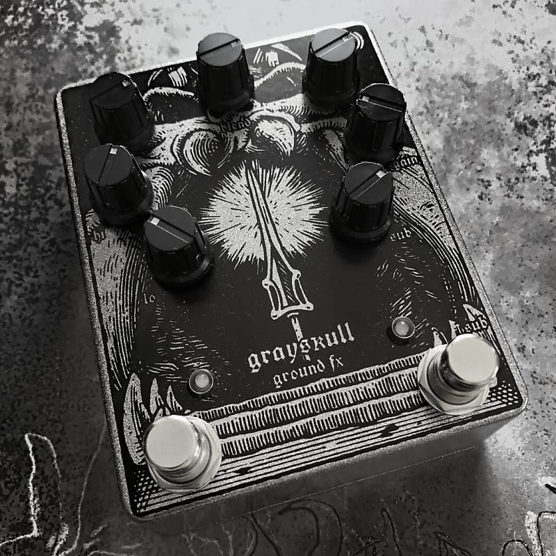 Ground FX Grayskull - ProCo RAT Clone Pedal - Black Plastic | Reverb