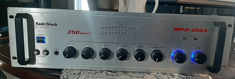 Radio Shack MPA-250A 2004 Black/Silver Front | Reverb