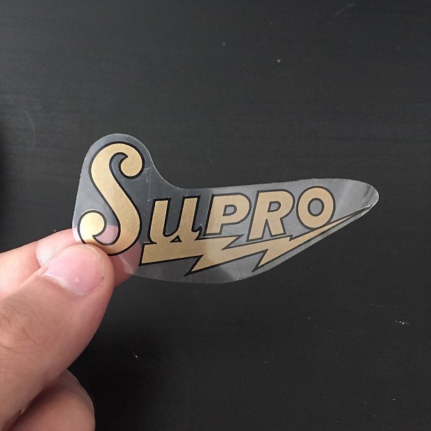 Supro Original Vintage Logo (60s) | Reverb