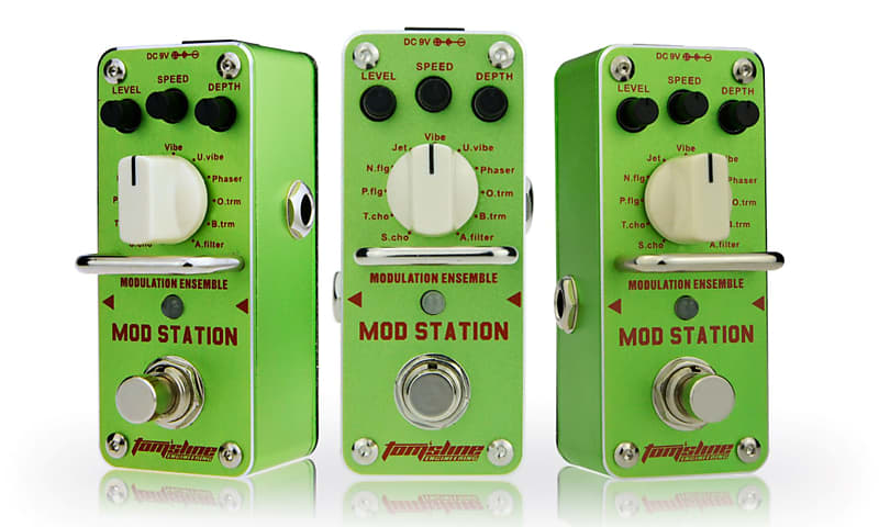 Toms Line Mod Station Modulation Guitar Effects Pedal 11 | Reverb