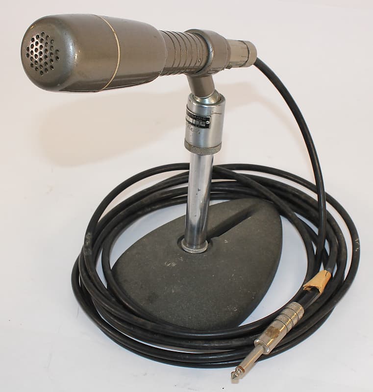 Vintage Turner 51D Dynamic High Impedance Microphone w/Orig | Reverb