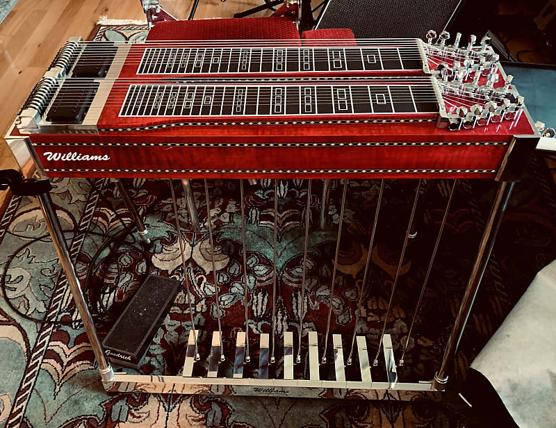 Willams Pedal Steel D10 9x9 700 Series 2023 - Burgandy | Reverb