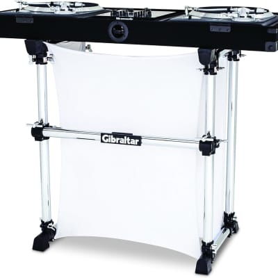 Gibraltar DJ Portable Mixer Turntable Stand Karaoke Riser | Reverb