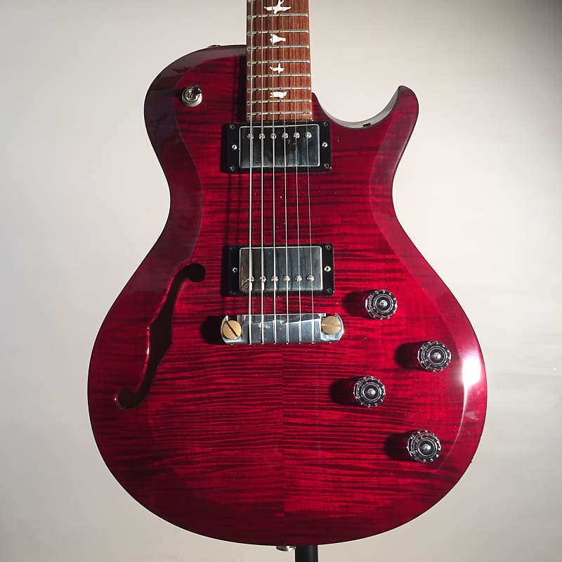 PRS S2 Singlecut Semi-Hollow Trans Red | Reverb