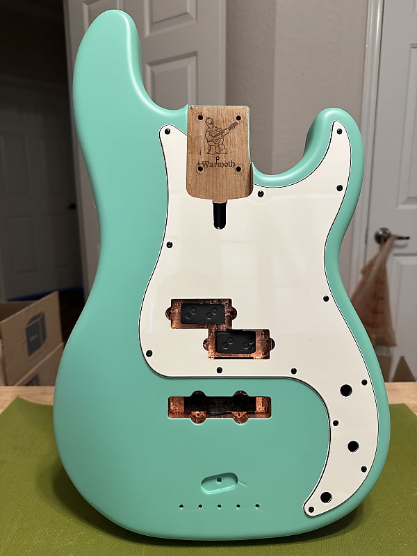 Warmoth Precision Bass Body 2020 - Surf Green Satin | Reverb