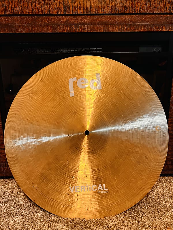 Red 20” Vertical Series Crash Cymbal | Reverb