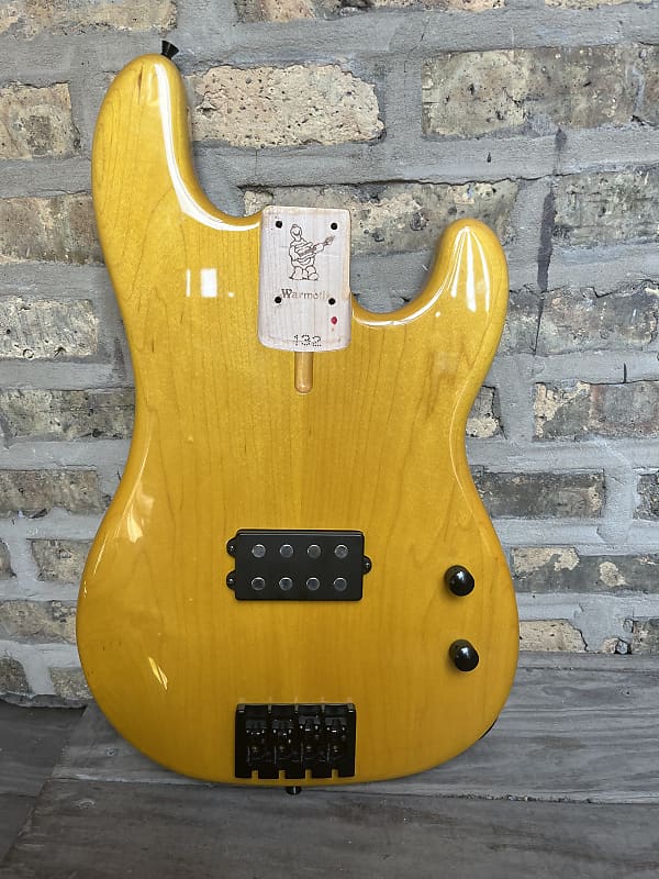 Warmoth P Bass Body - Maple - Hipshot Bridge - MM Pickup | Reverb