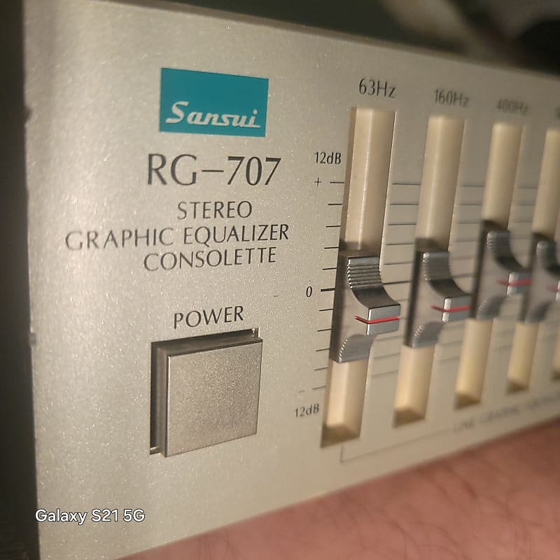 Sansui RG-707 1980s - Black | Reverb