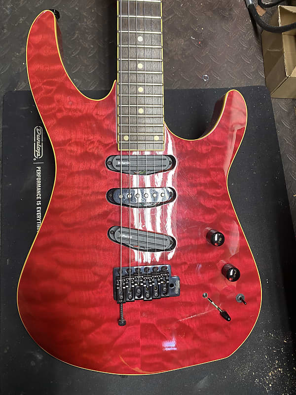 Hamer CX Series (Heavily modified) Mid 90s - Transparent Red | Reverb