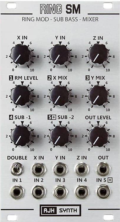 AJH SYNTH RING SM SILVER : BRAND NEW : [DETROIT MODULAR] | Reverb