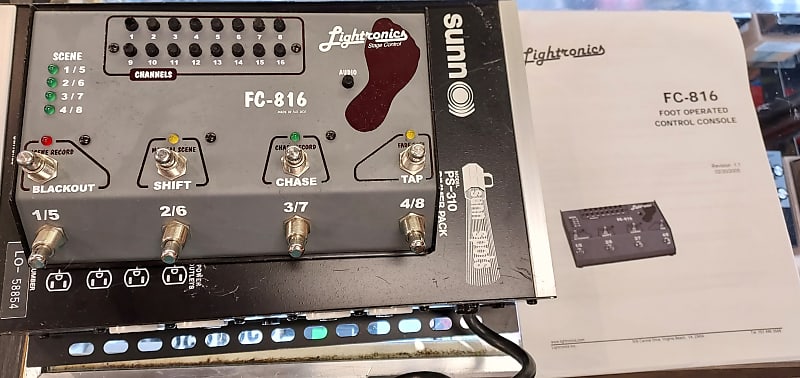 Lightronics Fc-816 controller w/ sunn dimmer pack | Reverb