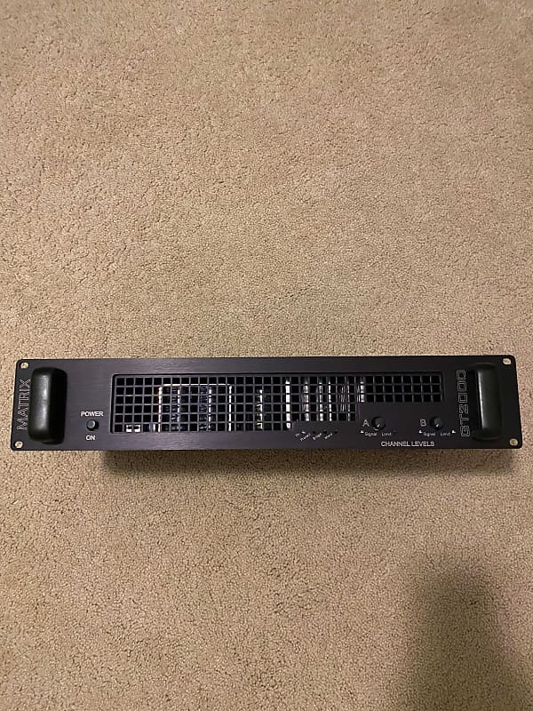 Matrix GT2000 2000 Watt Rack Mount Bass/Guitar Power | Reverb