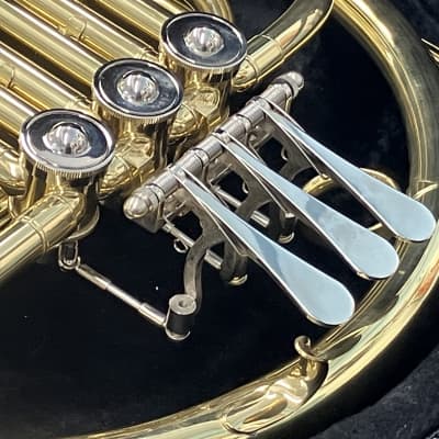 Mendini MFH-20L - Brass French Horn with carry case great | Reverb