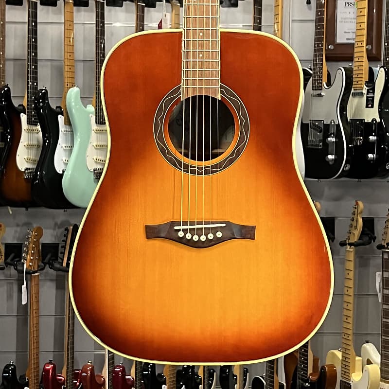 Eko One Series One D Vb Dreadnought Vintage Burst | Reverb