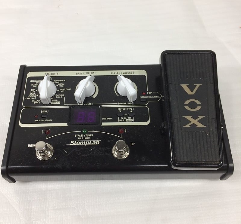 Vox Stomplab2G Guitar Multi-Effects (w/Expression) Pedal | Reverb