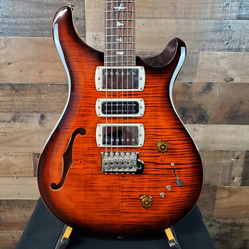 PRS SE Special Semi-Hollow Electric Guitar - Orange Tiger | Reverb
