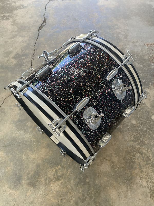 Vintage Rogers 1960s 14x20" Bass Drum (Mardis Gras) **RARE** | Reverb